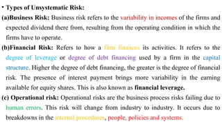 Unit Two Risk and Return Accounting Finance.ppt