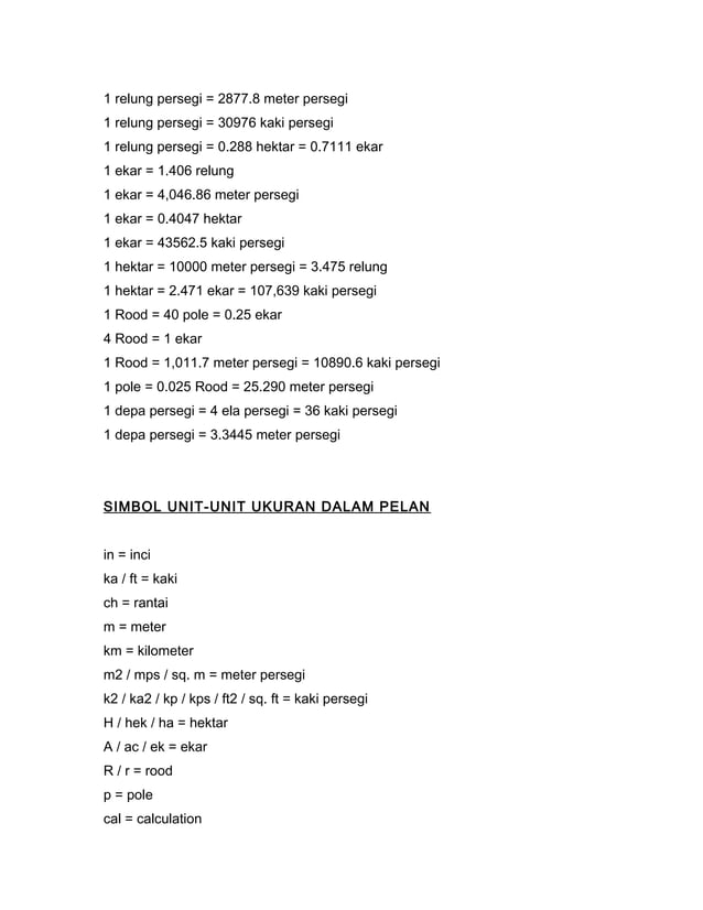 Unit ukuran | PDF