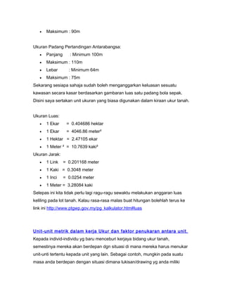 Unit ukuran | DOC