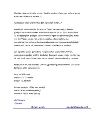 Unit ukuran | DOC