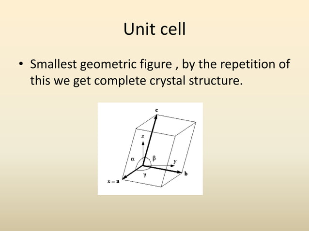 Crystal Physics | PPT | Chemistry | Science