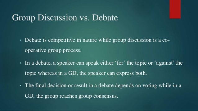 Group Discussion