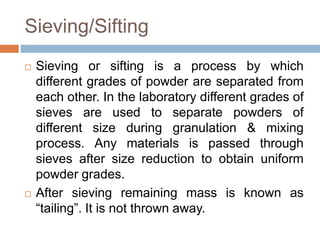 Size separation | PPTX
