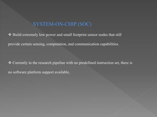 SENSOR NETWORK PLATFORMS AND TOOLS | PPTX