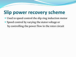Unit v conventional and solid state speed control of ac drives | PPTX