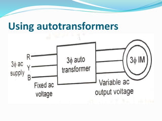 Unit v conventional and solid state speed control of ac drives | PPTX