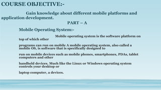 MOBILE PLATFORMS | PPT