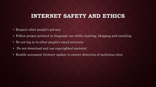 Unit v: Cyber Safety Mechanism | PPT