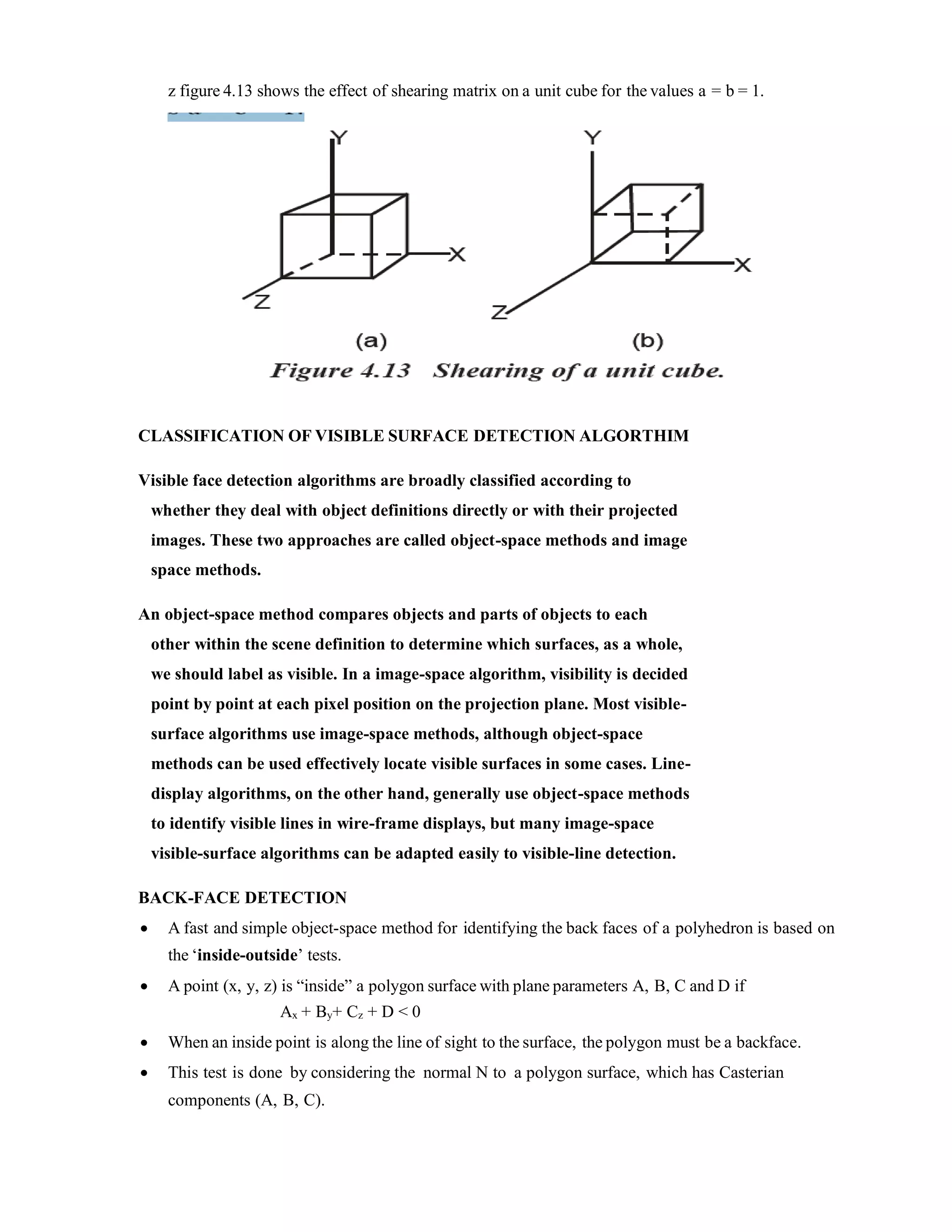 3-D Transformation in Computer Graphics | PDF