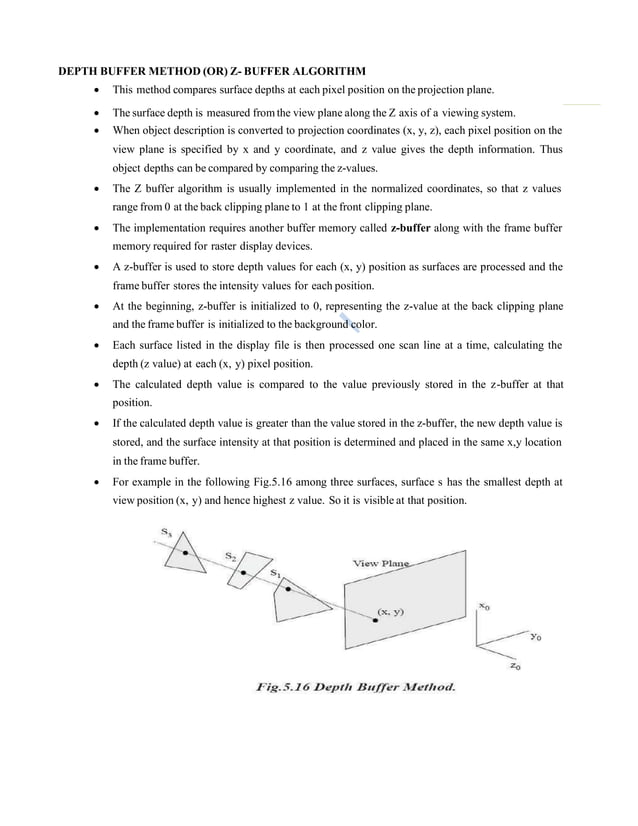 3-D Transformation in Computer Graphics | PDF