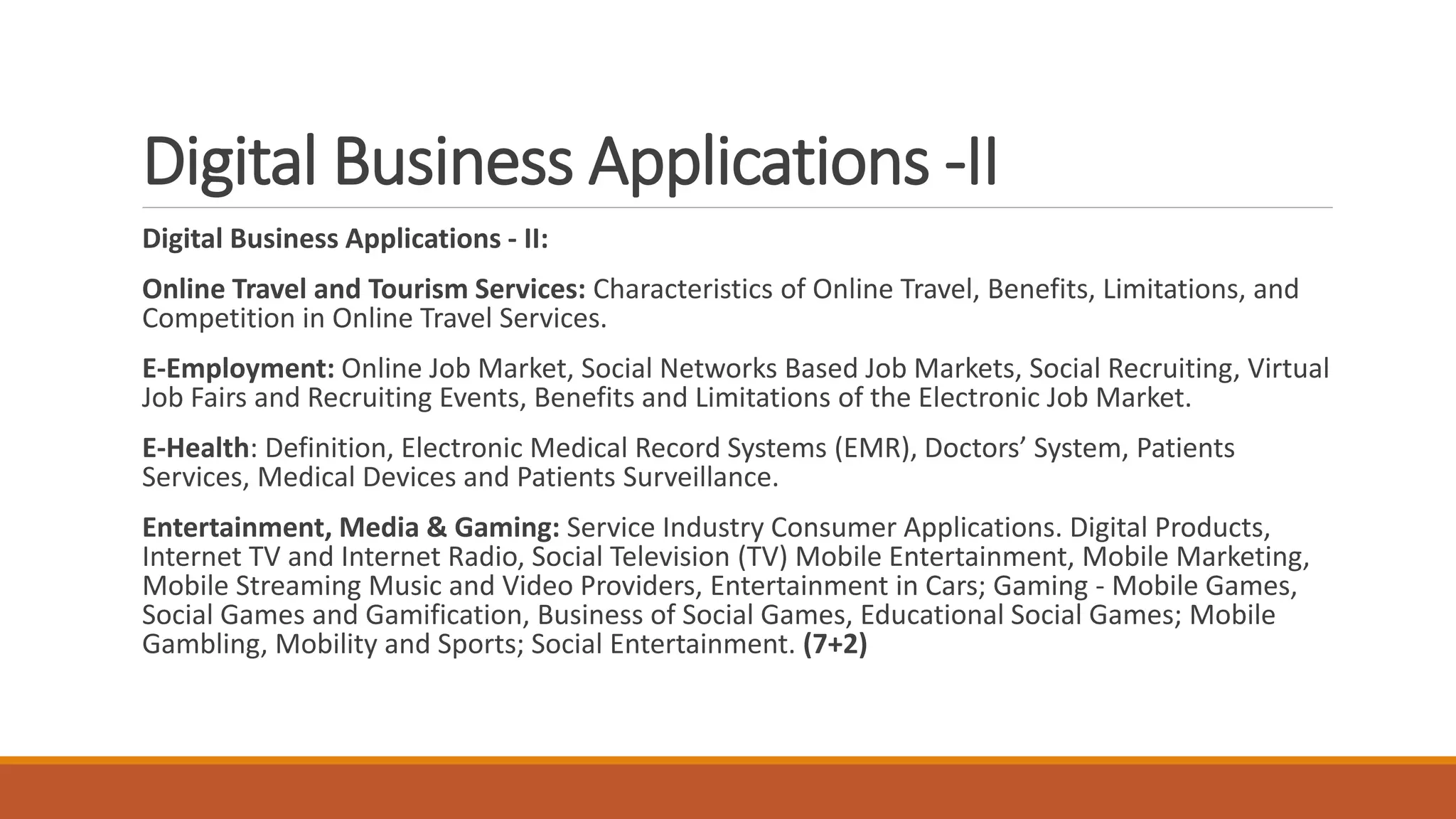 Unit –V. Digital Business Applications.pptx | Internet | Computing