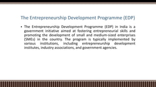 Institutional Support to Entrepreneurship | PPTX