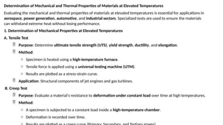 Aerospace Materials High temperature MAterials | PPTX