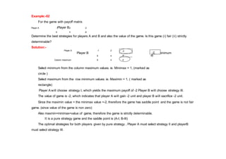 Unit_V.Game theory.pptxzxnbxjjbXjbM mBBM | PPTX