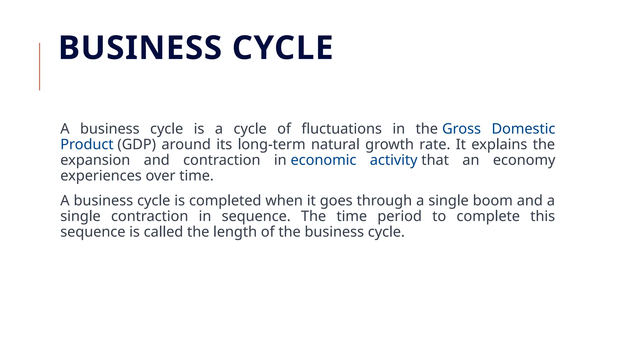 BUSINESS CYCLE PPT FOR MBA STUDENT LECTURE | PPTX
