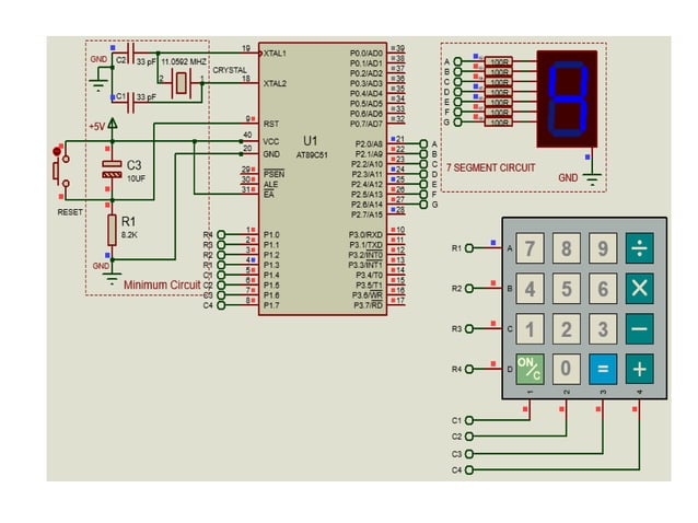 Interfacing with 8051: LED, LED pattern display | PPT