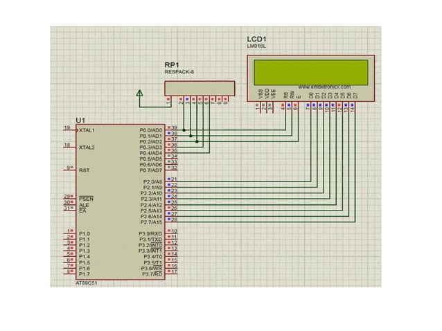 Interfacing with 8051: LED, LED pattern display | PPT