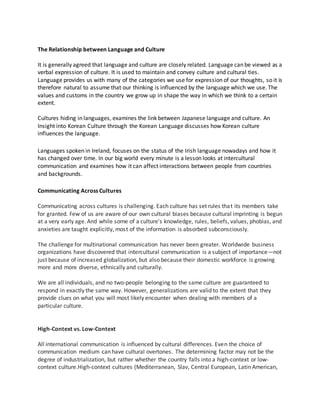 cultural diversity and multicultural teamwork | DOCX