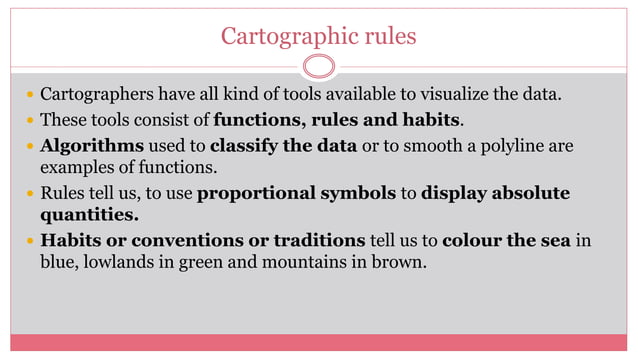 TYBSC IT PGIS Unit V Data Visualization | PPTX | Maps & Navigation
