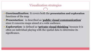 TYBSC IT PGIS Unit V Data Visualization | PPTX