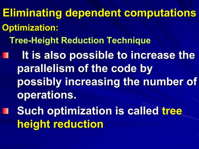 Unit V Detecting And Enhancing Loop Level Parallelism Advance Computer Architecture Lecture