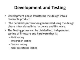 EMBEDDED SYSTEMS SYBSC IT SEM IV UNIT V Embedded Systems Integrated ...