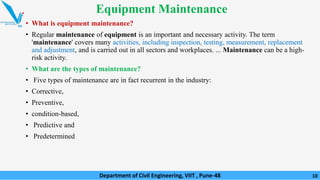 Unit V- Equipment Management.pptx