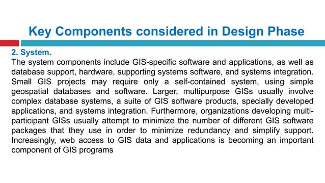 GIS - Project Planning and Implementation | PPTX