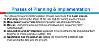 GIS - Project Planning and Implementation | PPTX
