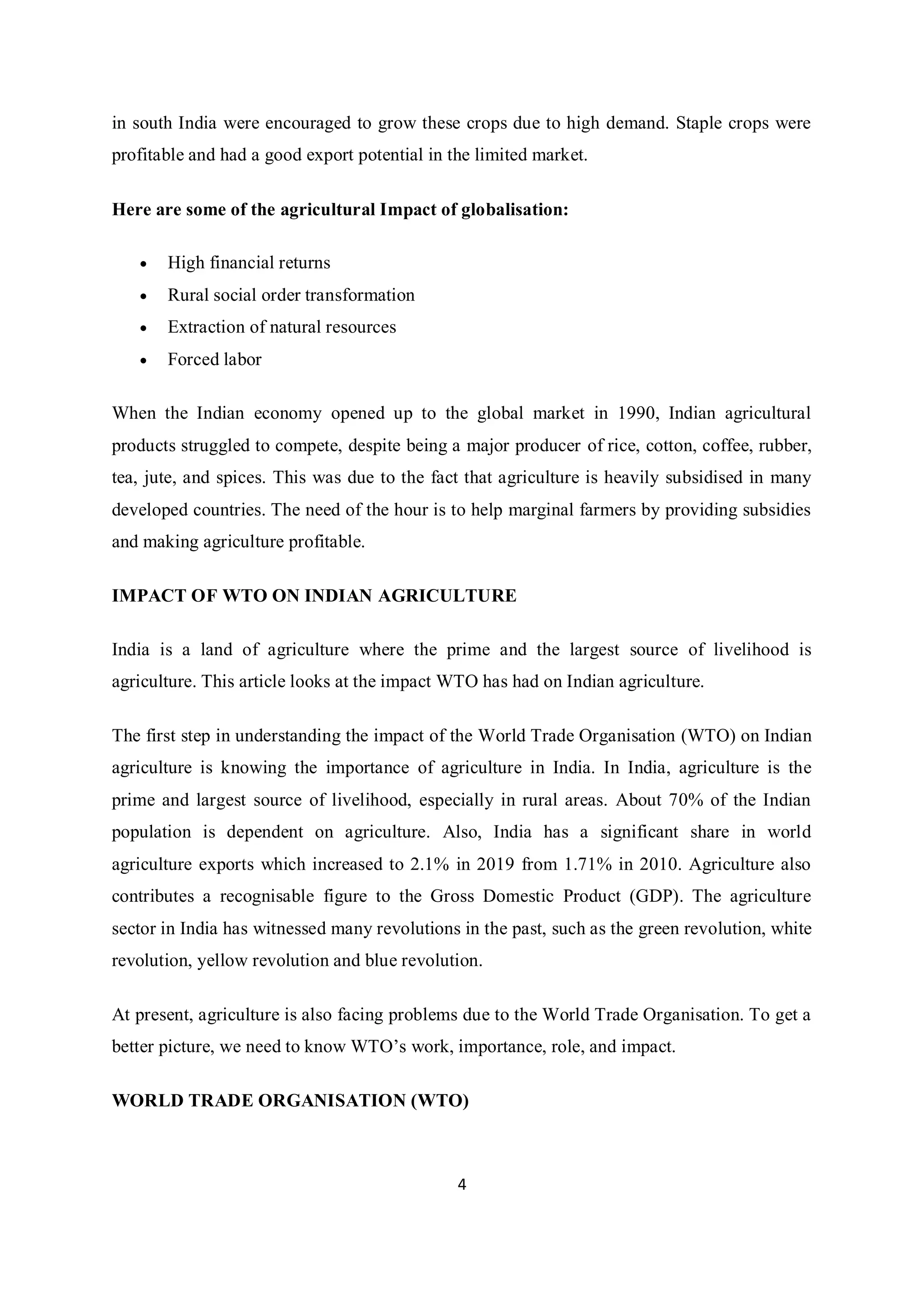 Globalisation and Its Impact on Agruculture.pdf | Free Download