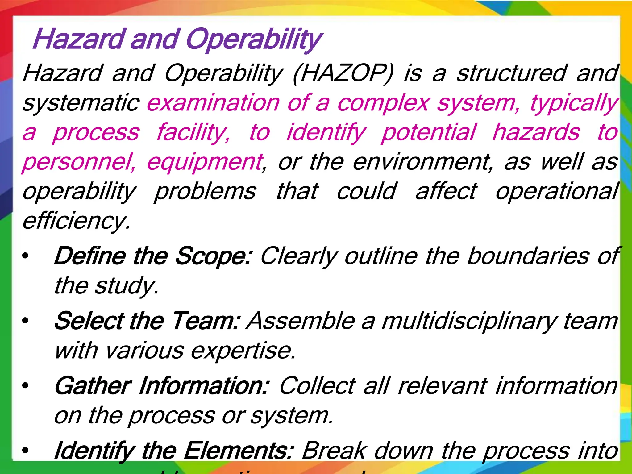 Unit V - Hazard Indentification Techniques.pptx