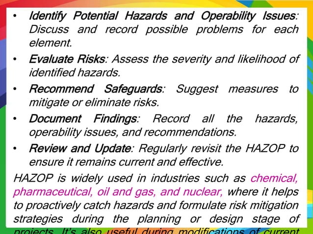 Unit V - Hazard Indentification Techniques.pptx | Chemistry | Science
