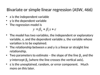 UNIT V -Introduction to simple linear regression.ppt