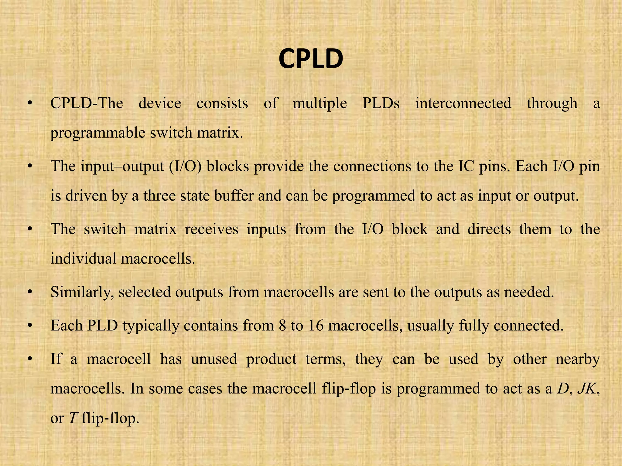 Unit v memory & programmable logic devices | PPTX