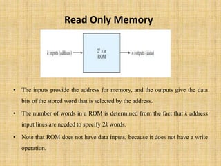 Unit v memory & programmable logic devices | PPTX