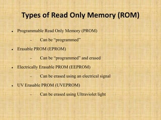 Unit v memory & programmable logic devices | PPTX | Programming Languages | Computing