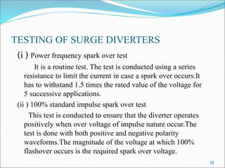 UNIT V-High Voltage Testing of Insulators PPT.pdf