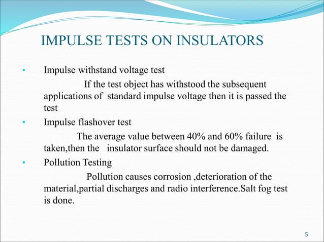 UNIT V-High Voltage Testing of Insulators PPT.pdf