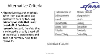 Unit V-Quality Criteria in Qualitative Research.pptx