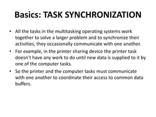 SYBSC IT SEM IV EMBEDDED SYSTEMS UNIT V Real Time Operating System ...