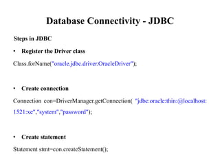 IT2255 Web Essentials - Unit V Servlets and Database Connectivity | PDF