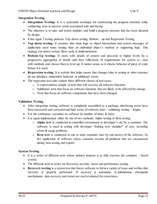 CS8592 Object Oriented Analysis & Design - UNIT V | PDF | Graphics Software | Computer Software ...
