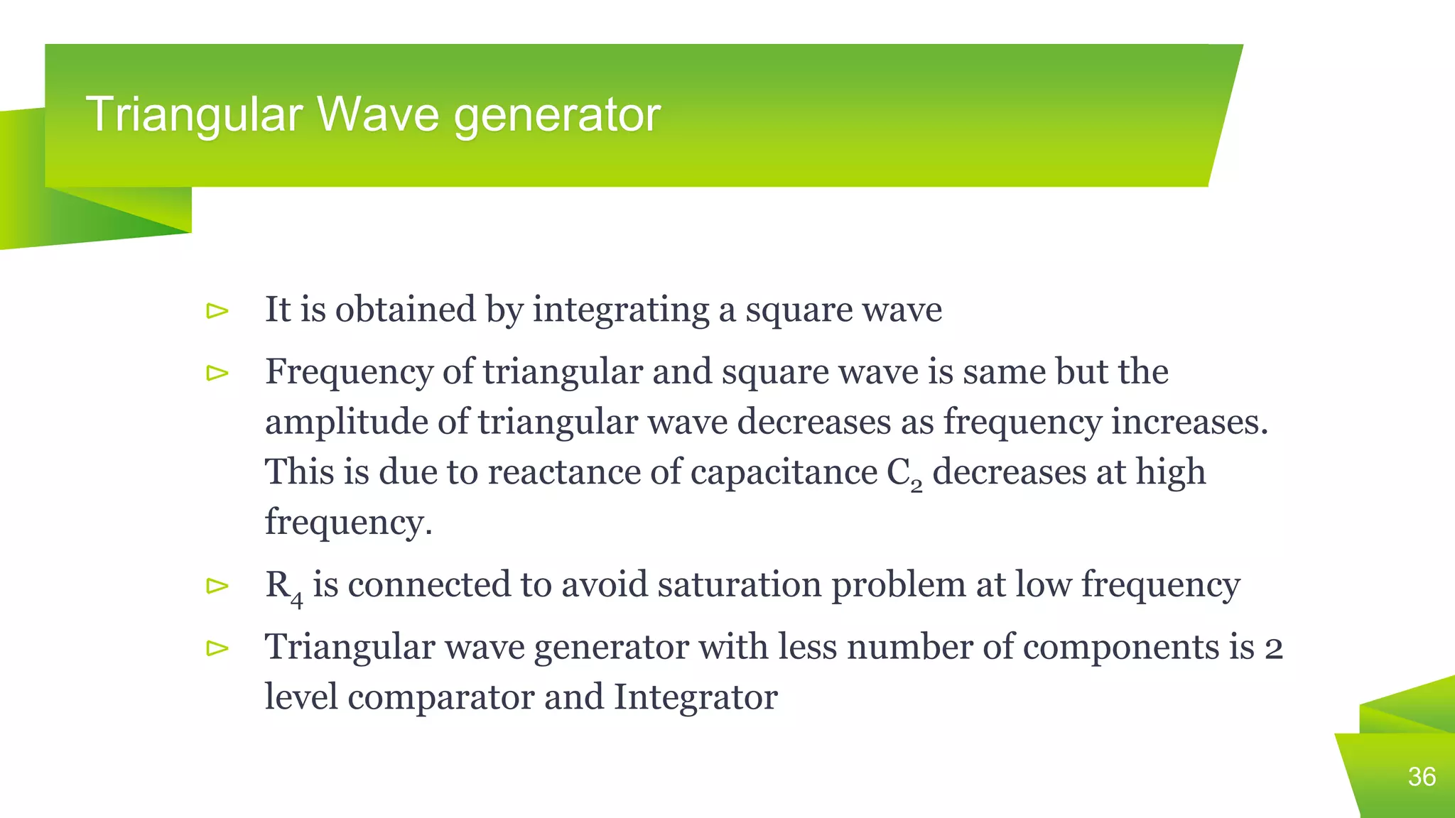 Unit v waveform generators | PPTX