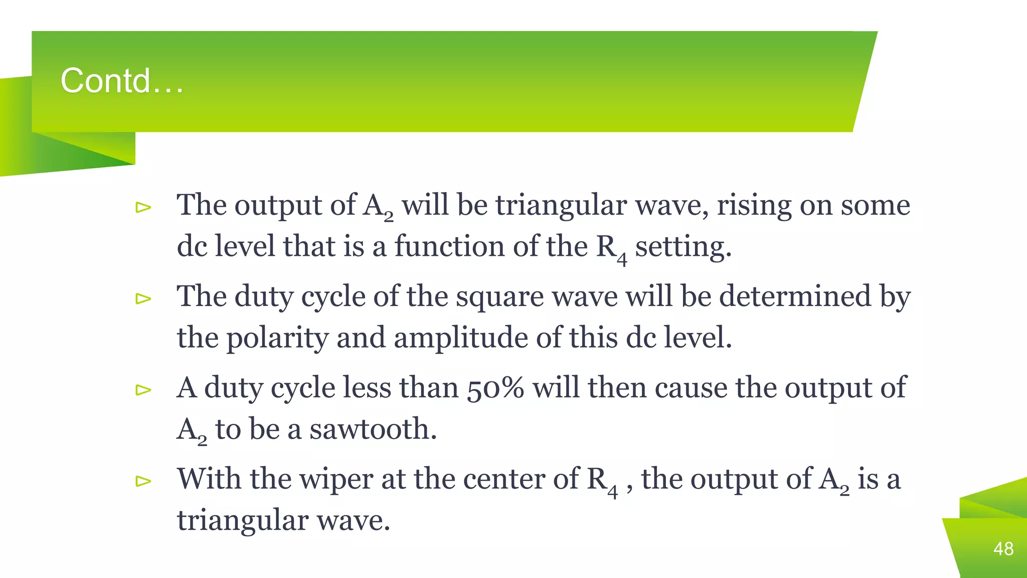 Unit v waveform generators | PPTX