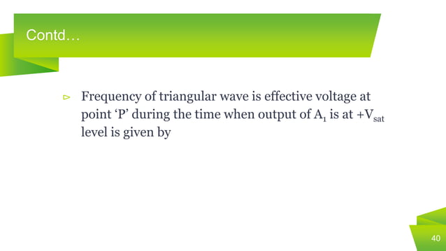 Unit v waveform generators | PPTX