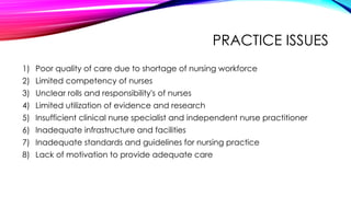 trends in nursing service and educa ppttion | PPT