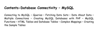 UNIT V (5).pptx | Databases | Computer Software and Applications
