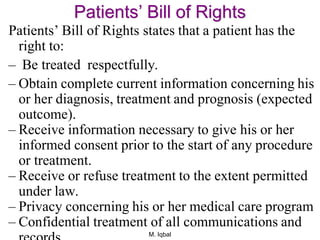 Unit V Bill of Rights. Nursing ethics .pdf
