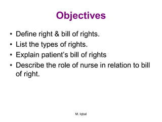 Unit V Bill of Rights. Nursing ethics .pdf