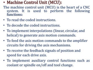 Unit V CNC Machining | PPTX
